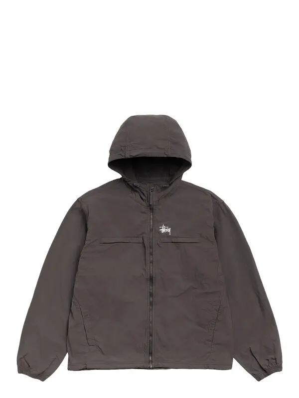 StÜssy Lightweight Hooded Jacket - Brown