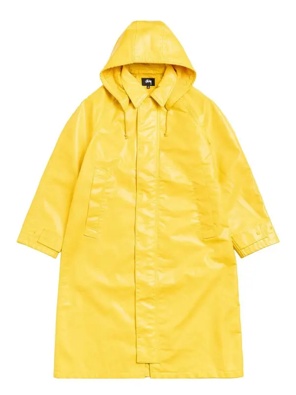 StÜssy Coated Field Coat - Yellow