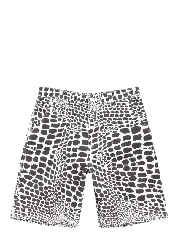 StÜssy Work Short Canvas Safari - White