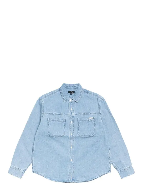 StÜssy Work Denim Shirt - Blue
