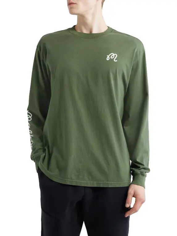 MALBON Gorse Long Sleeve T-shirt - Olivine