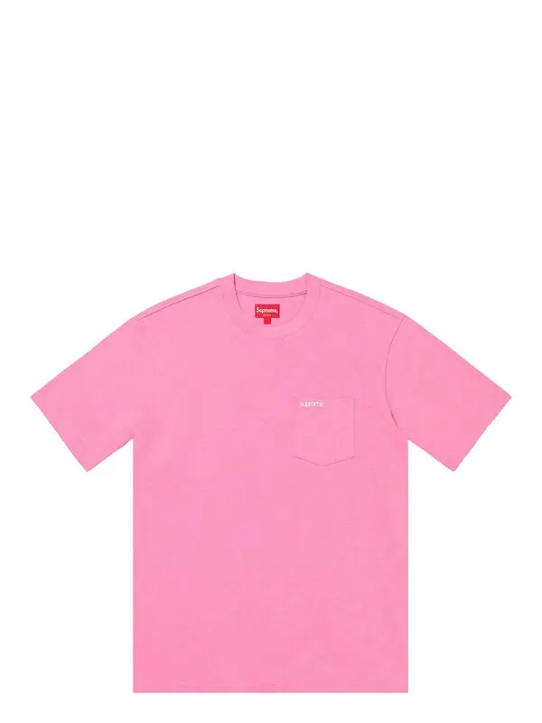 Supreme Short-sleeve Pocket Tee - Pink