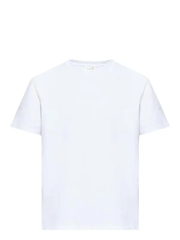 Saint Laurent Small Fit 'biancospino' T-shirt - White