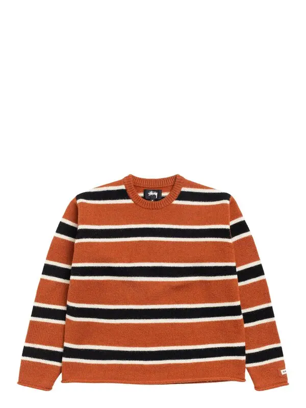 StÜssy Striped Wool Sweater - Red