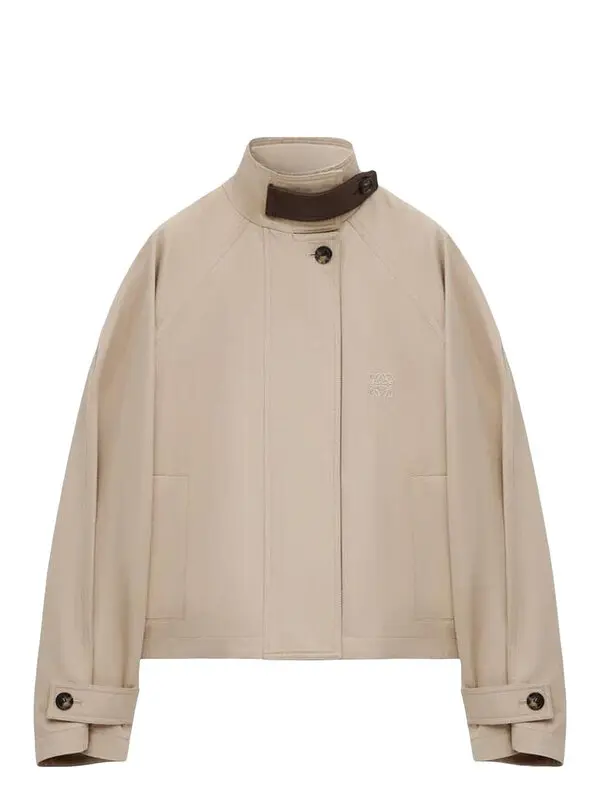 Loewe Short Parka - Tan