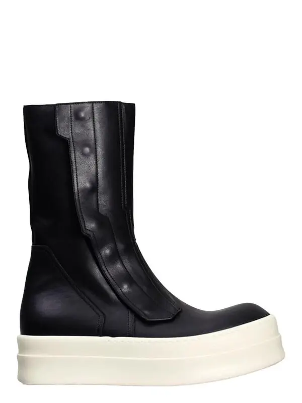 Rick Owens Moto Turbogeo Boots - Black