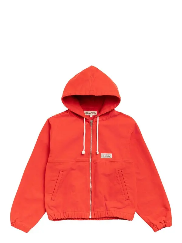 StÜssy Unlined Canvas Work Jacket - Red