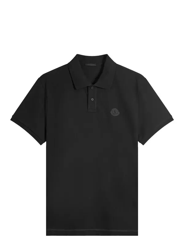 Moncler Short-sleeve Polo - Black
