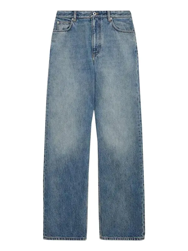 Loewe Washed Denim Jeans - Blue