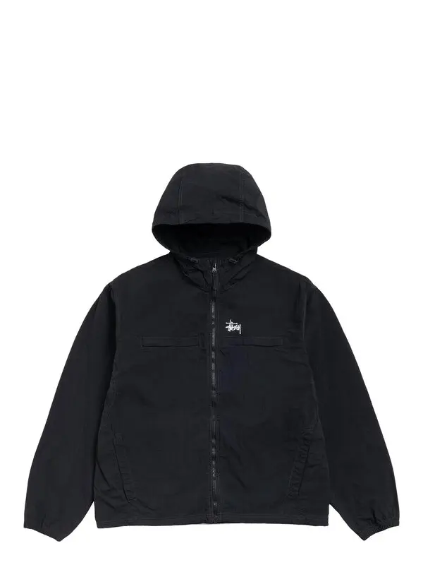 StÜssy Lightweight Hooded Jacket - Black