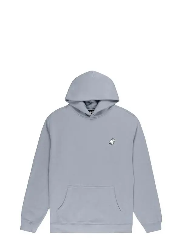 DALIX Ghost Relaxed Midweight Fleece Pullover Hoodie - Powder