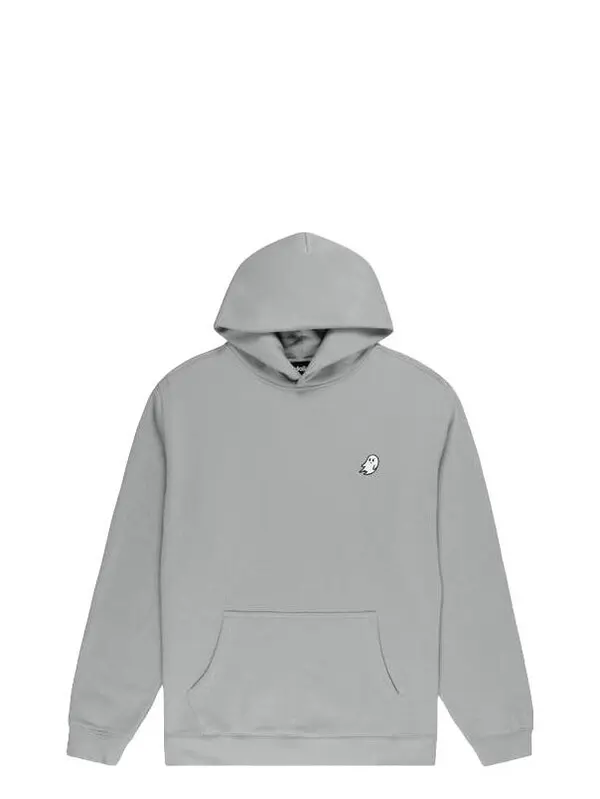 DALIX Ghost Relaxed Midweight Fleece Pullover Hoodie - Storm