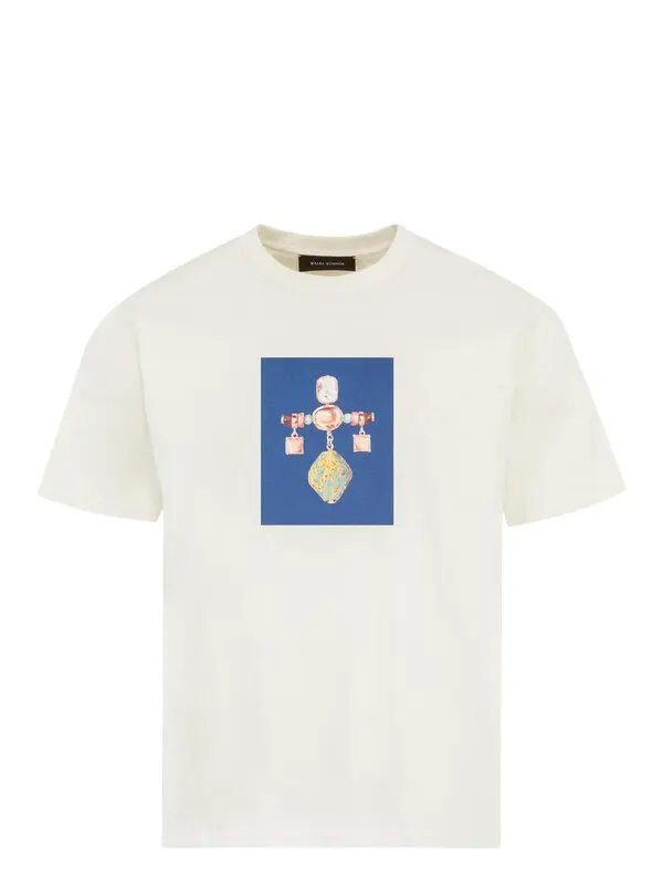 WALES BONNER Compass Tee - White