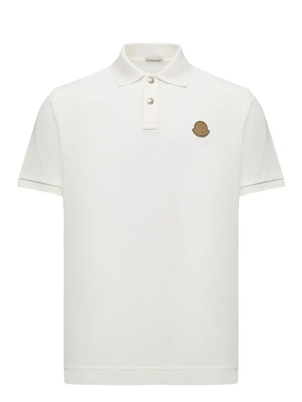 Moncler Short-sleeve Polo - White
