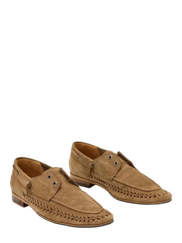 John Varvatos Merida Boat Shoe - Wood Brown