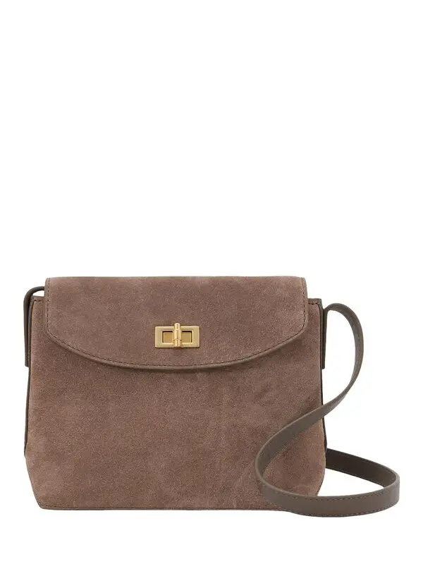 REISS Brea Crossbody Bag - Taupe