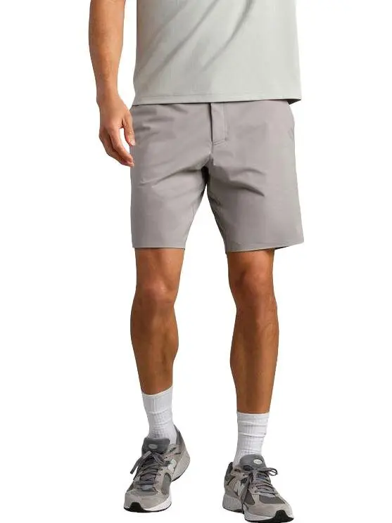 RHONE Commuter Flyweight Shorts - Light Gray