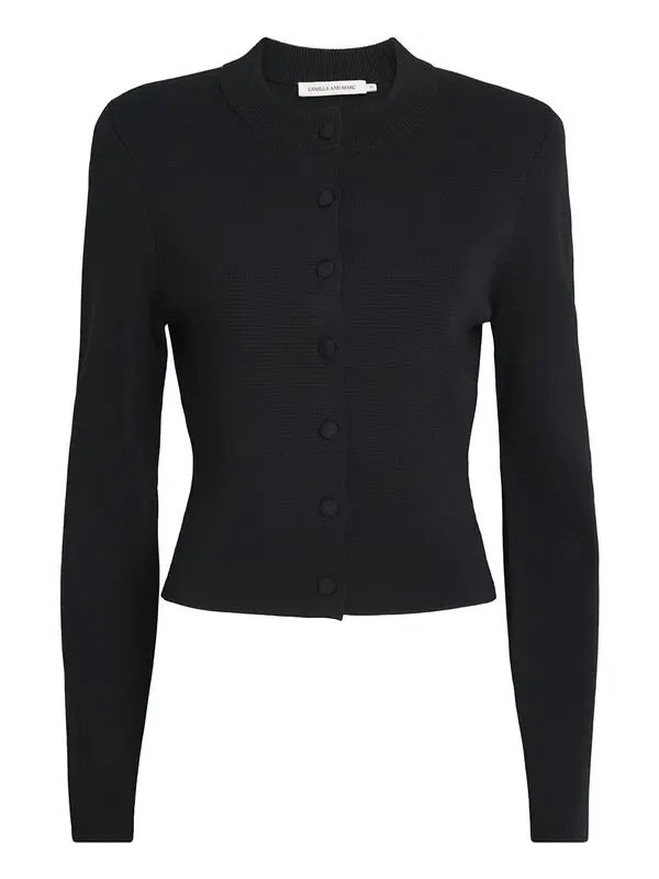 Camilla And Marc Aria Knit Cardigan - Black
