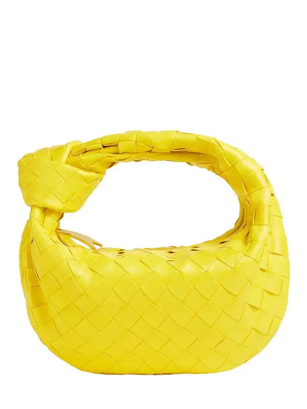 Bottega Veneta Mini Leather Jodie Bag - Yellow