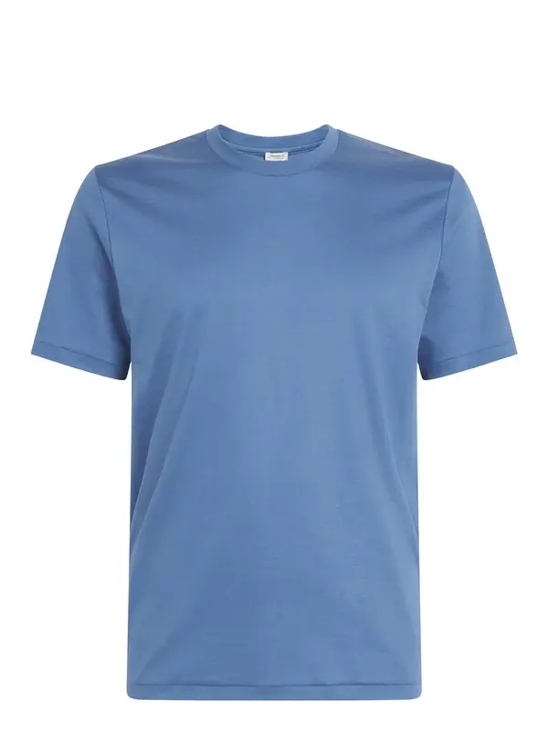Zimmerli 286 Sea Island T-shirt - Blue