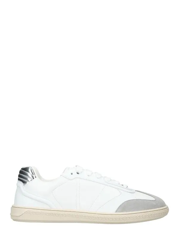 Versace Leather Low-top Sneakers - White