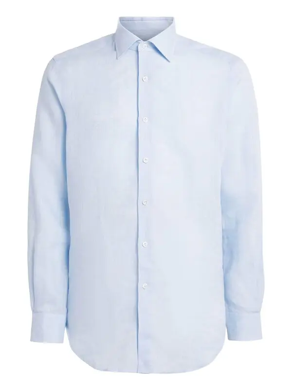 Pal Zileri Linen Shirt - Blue