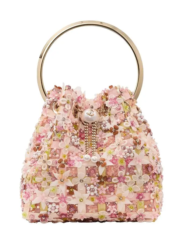 JIMMY CHOO Bon Bon Top-handle Bag - Pink
