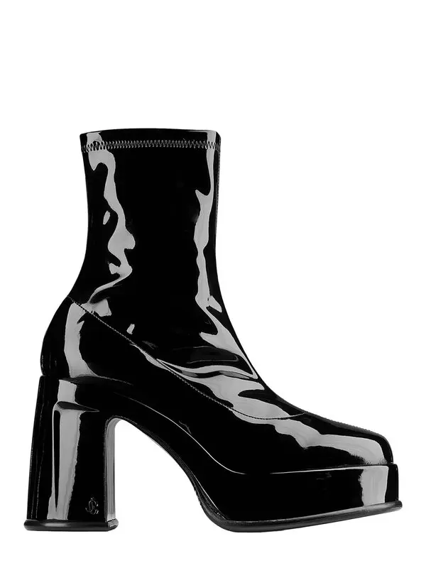 JIMMY CHOO Hadi 100 Heeled Ankle Boots - Black