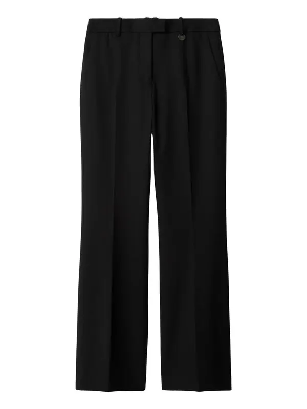 Burberry Stretch-twill Tailored Trousers - Black
