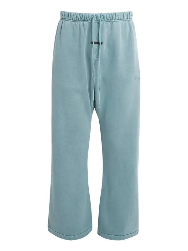 Fear Of God Cotton Embroidered Logo Sweatpants - Blue