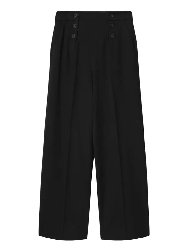 ALLSAINTS Raina Wide-leg Trousers - Black
