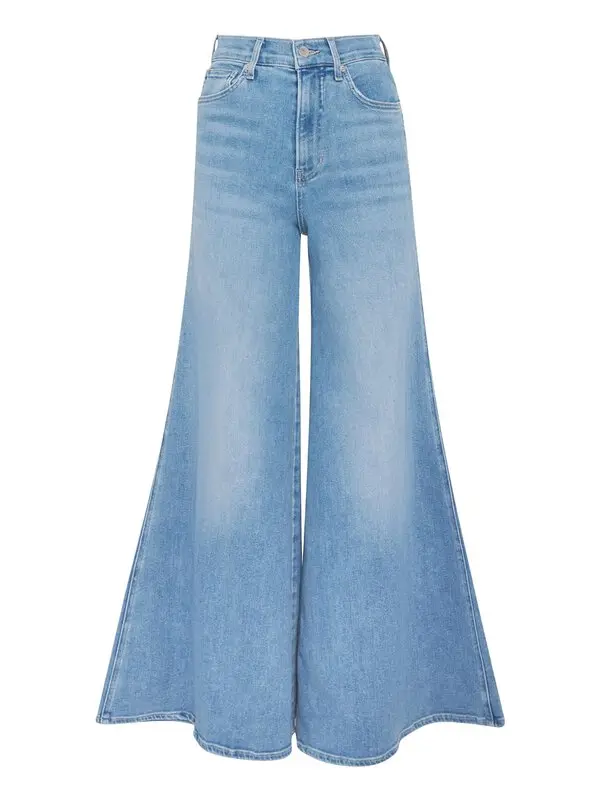 Veronica Beard Jesse High-rise Ultra-flared Jeans - Blue