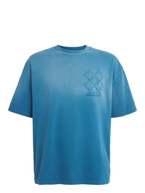 Amiri Oversized Quad T-shirt - Blue