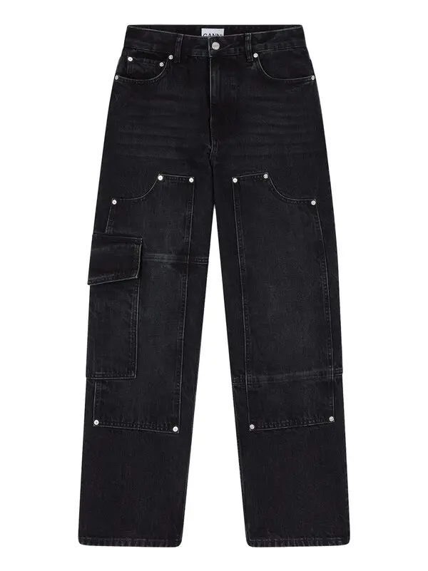 GANNI Audri Jeans - Black