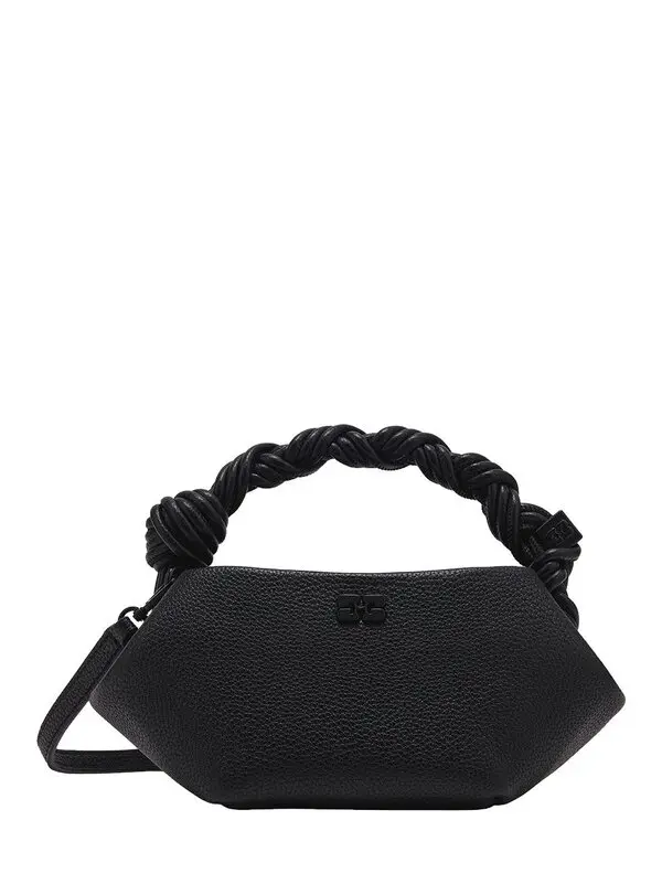 GANNI Grained Mini Bou Bag - Black