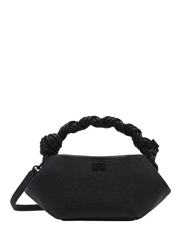GANNI Grained Mini Bou Bag - Black