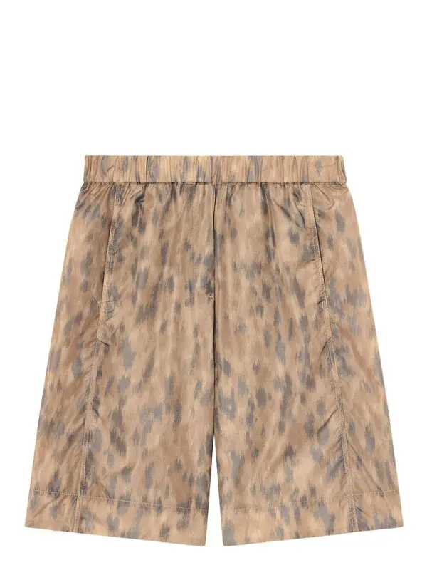 GANNI Relaxed Fit Shorts - Burro