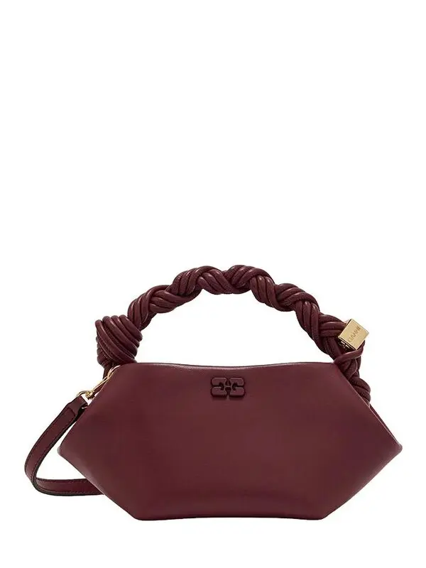 GANNI Mini Bou Bag - Burgundy Red