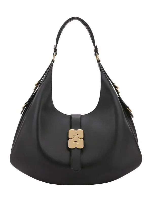 GANNI Large Kat Bag - Black