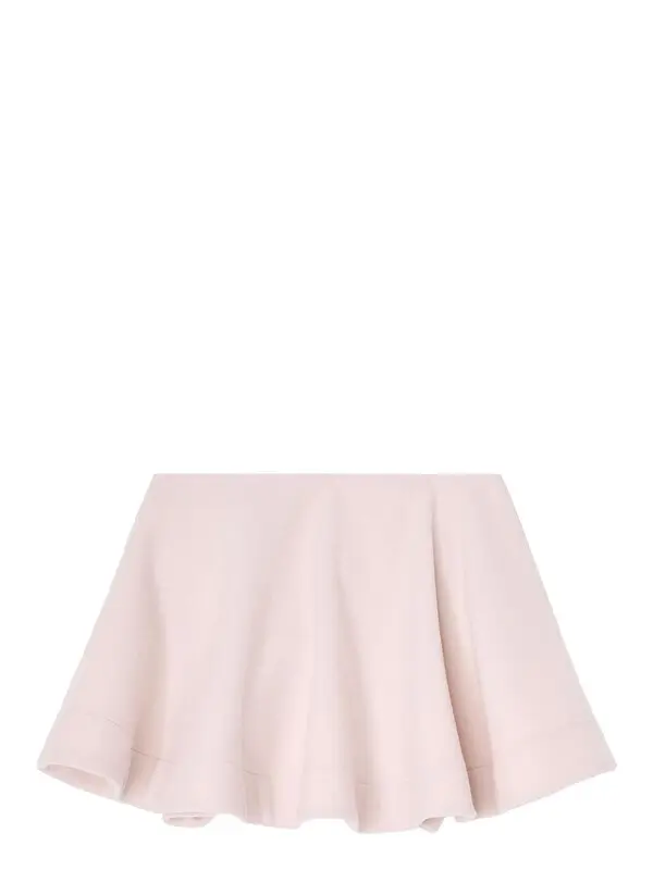 GANNI Peacoat Circle Mini Skirt - Pink