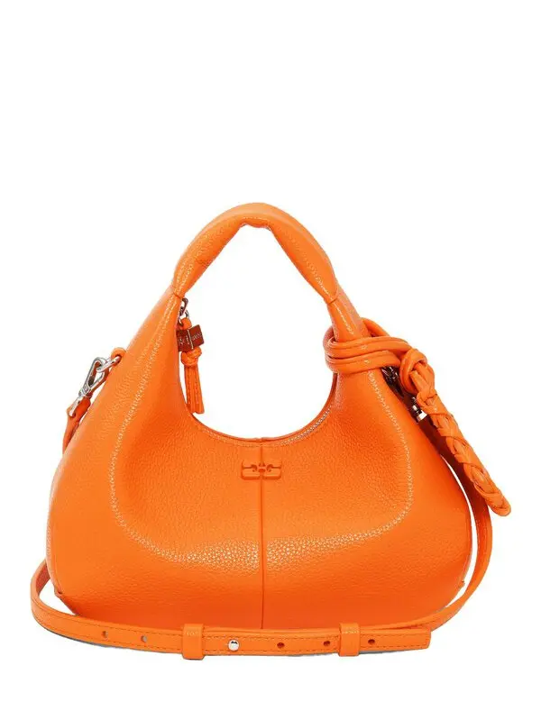 GANNI Mini Hobo Bag - Orange