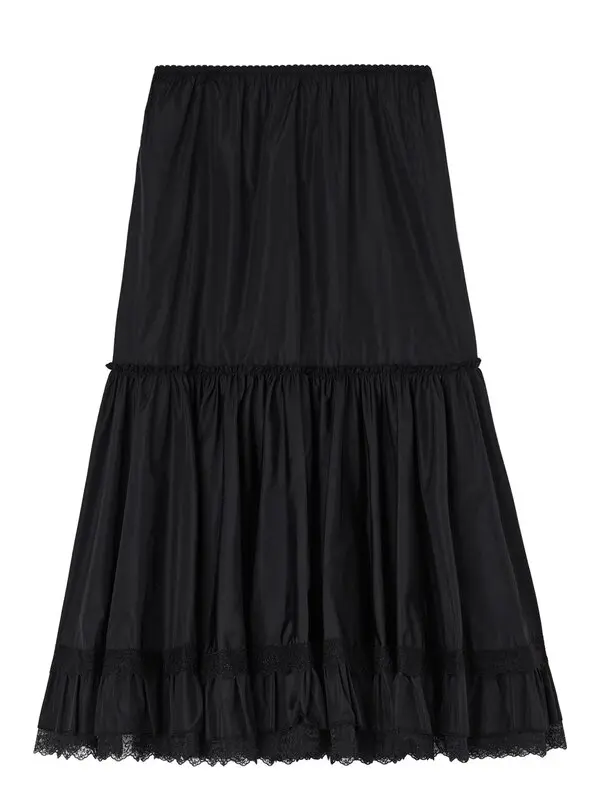 GANNI Bubble Skirt - Black