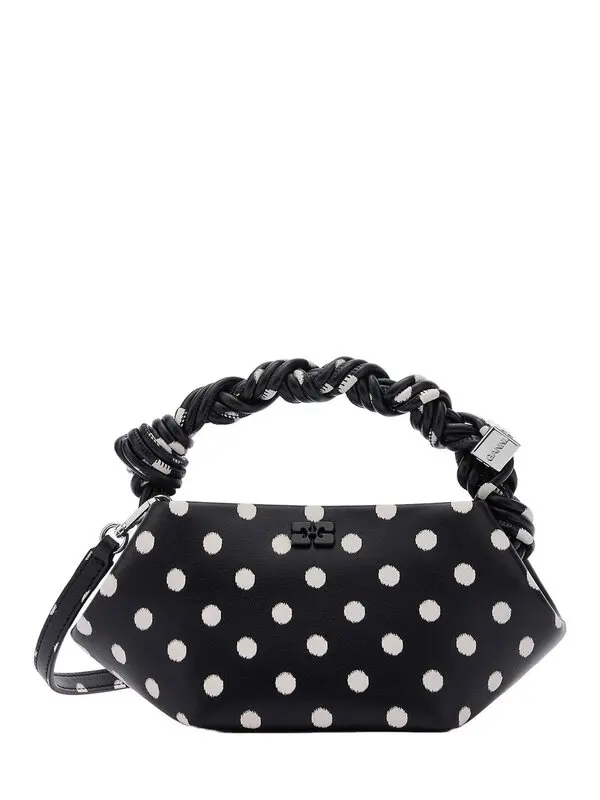 GANNI Polka-dot Mini Bou Bag - Black