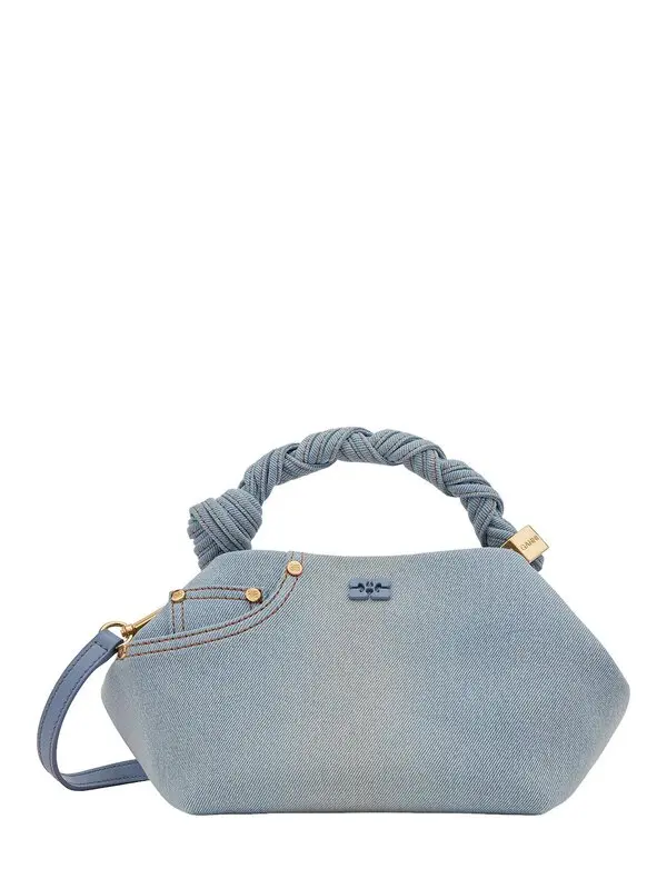 GANNI Denim Bou Bag - Blue