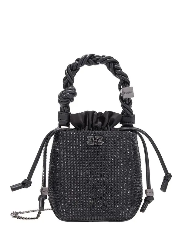 GANNI Mini Bou Bucket Bag - Black