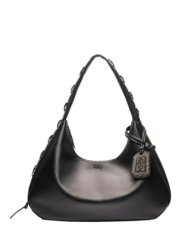 GANNI Xxl Hobo Bag - Black