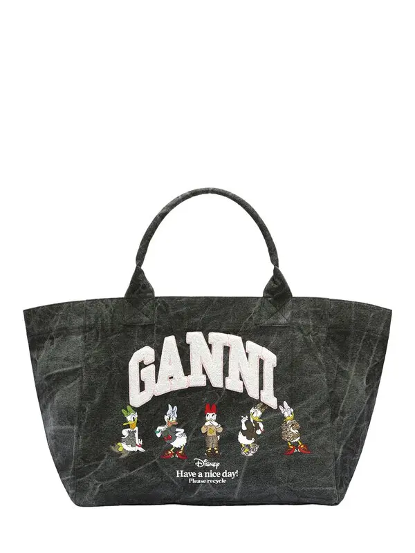 GANNI X Disney Daisy Duck Tote - Black