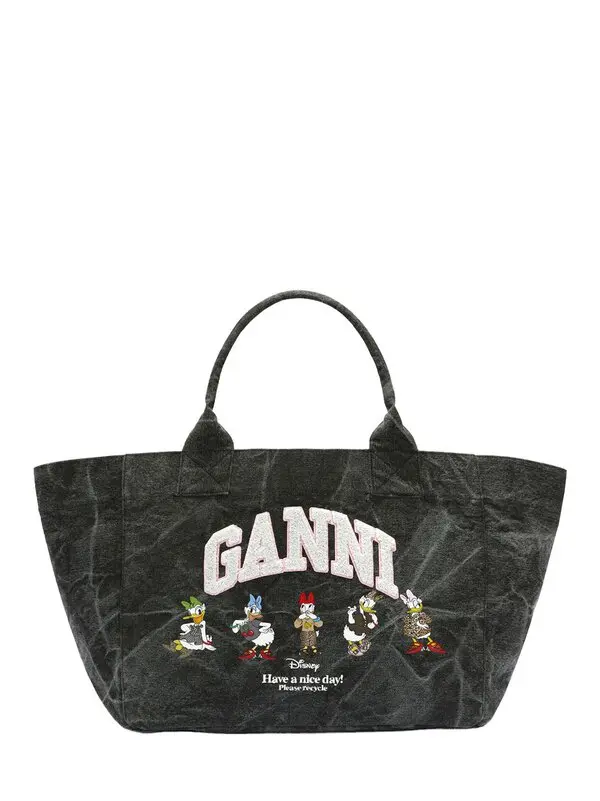 GANNI X Disney Daisy Duck Tote - Black