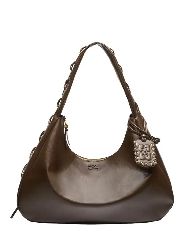 GANNI Oleatex Xxl Hobo Bag - Green