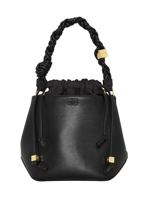 GANNI Bou Bucket Bag - Black